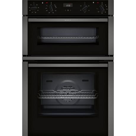 Neff U1ACE2HG0B 59.4cm Built In Electric Double Oven - Black with ...