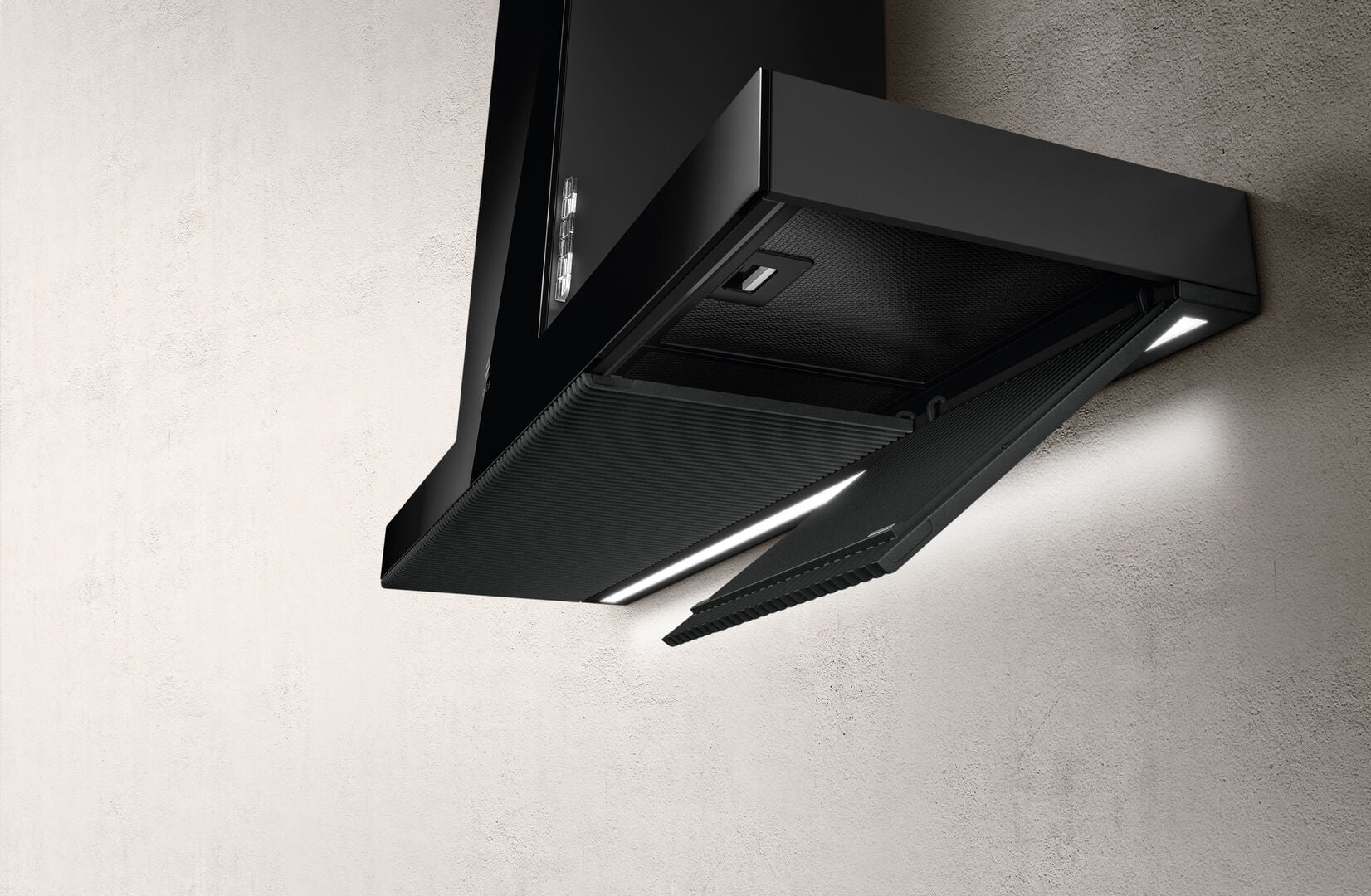Elica Haiku 120cm Wall Extractor Hood in Black - HAIKU-120-BLK