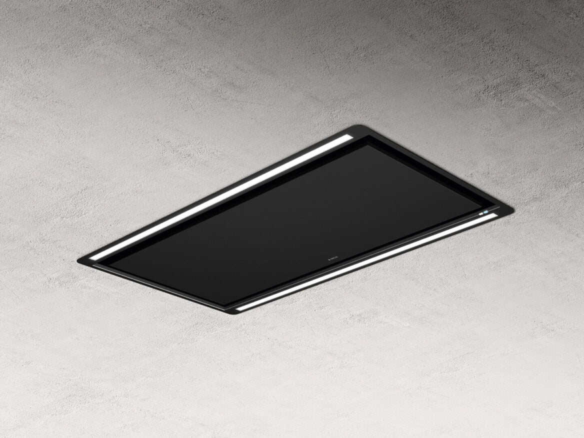 Elica Hilight X H16 100cm Ceiling Extractor Hood in Black - HILIGHT-X ...
